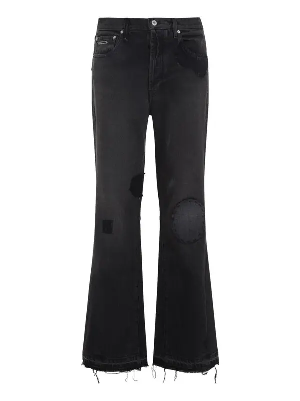 GALLERY DEPT. La Flare Patchwork Jeans - Black