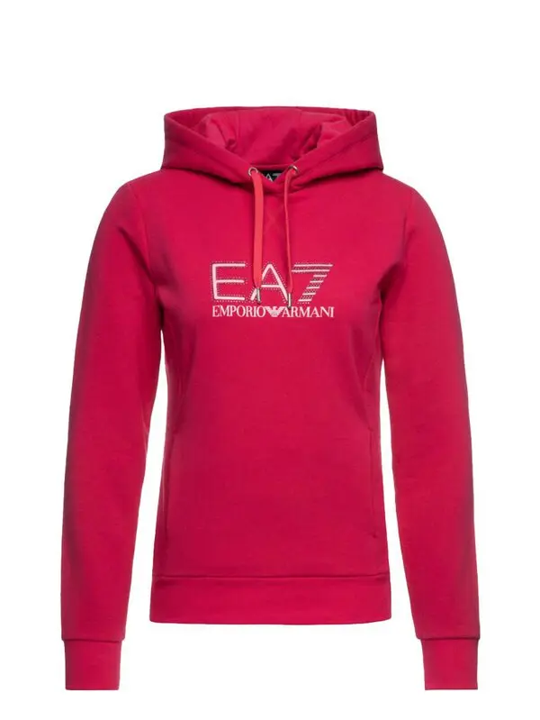 Emporio Armani Hooded Sweatshirt - Red