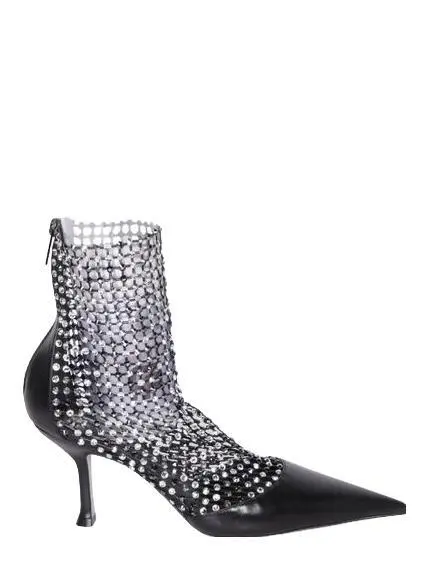 Rene Caovilla Embellished Pointed-toe Pumps - Black