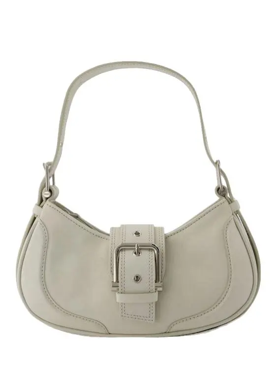 OSOI Hobo Brocle Shoulder Bag - Nude