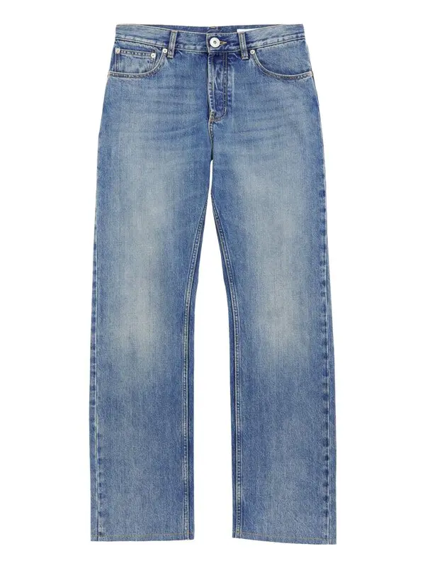 Alexander McQueen Straight-leg Jeans - Washed Blue