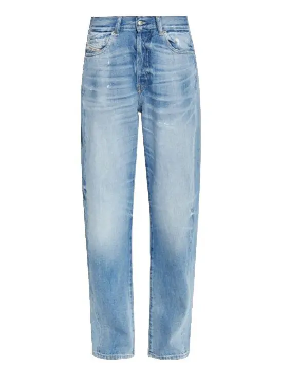DIESEL® Distressed Light-wash Jeans - Blue