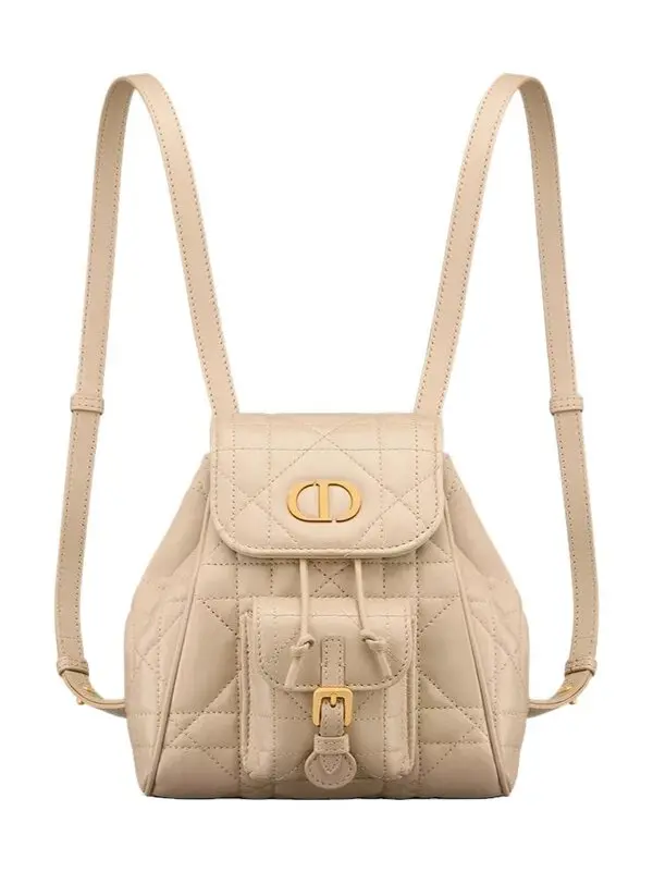 Dior Caro Backpack - Nude