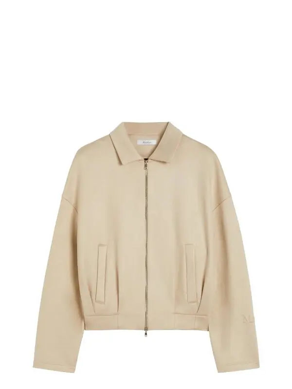 Max Mara Collared Zip-up Cropped Jacket - No