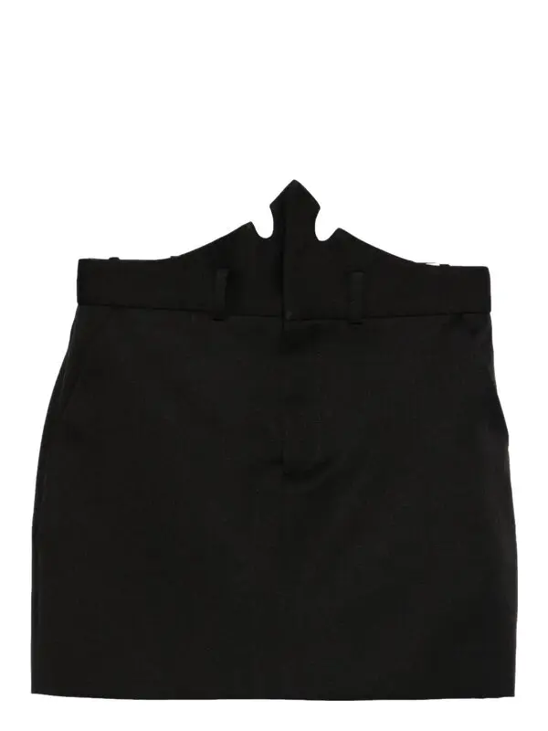 Coperni X Disney Crown Detail Mini Skirt - Black