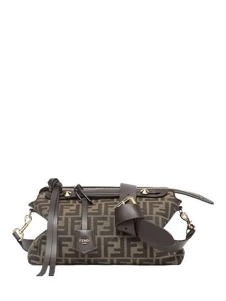 Fendi Ff Jacquard Baguette - Brown