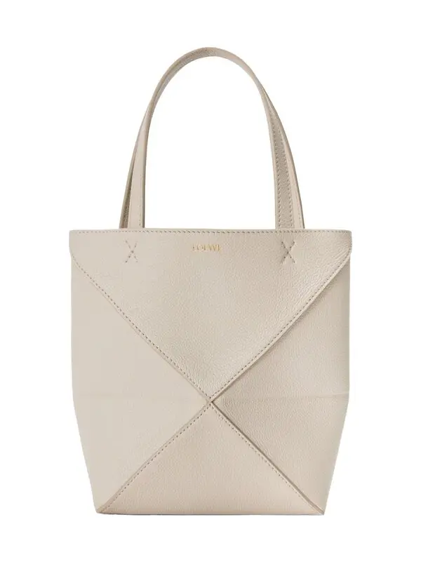 Loewe Mini Puzzle Fold Tote Bag - Qingling Ash