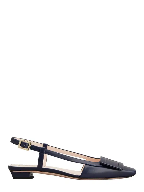 ROGER VIVIER Belle Vivier Slingback Ballerinas - Blue
