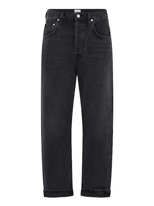 Citizens Of Humanity Straight Leg Jeans - Black