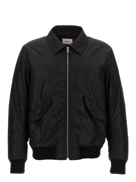 Saint Laurent Zip-up Bomber Jacket - Black