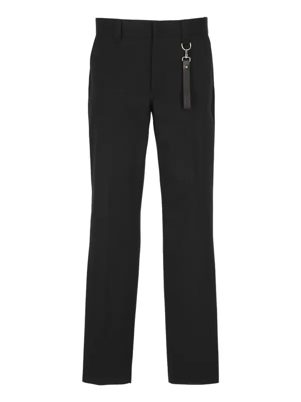 LANVIN Straight Fit Trousers - Black