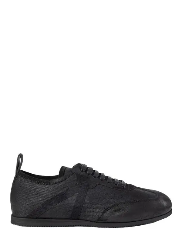 ANN DEMEULEMEESTER Soft Low Top Sneakers - Black