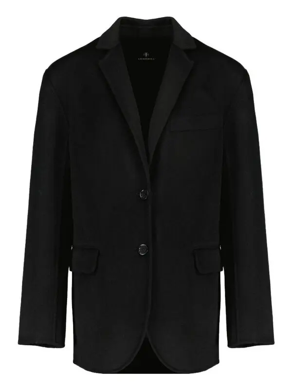 ANINE BING Quinn Blazer Jacket - Black