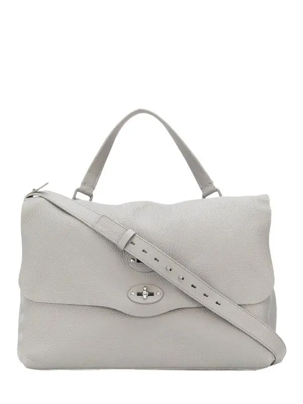 ZANELLATO Logo Shoulder Bag - Gray