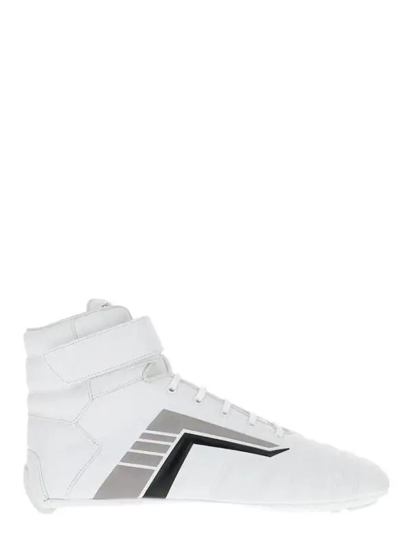 Prada Lace-up High-top Boots - White