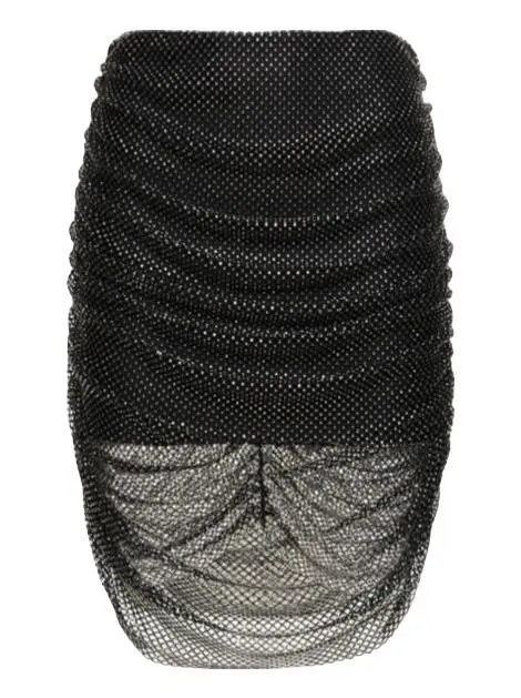 Giuseppe Di Morabito Embroidered Lace Mini Skirt - Black