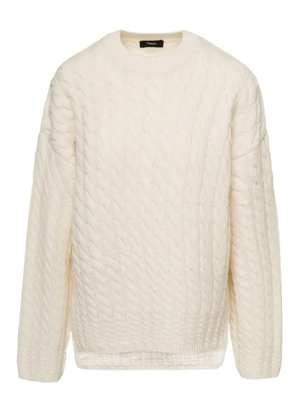 Theory Cable-knit Jumper - No