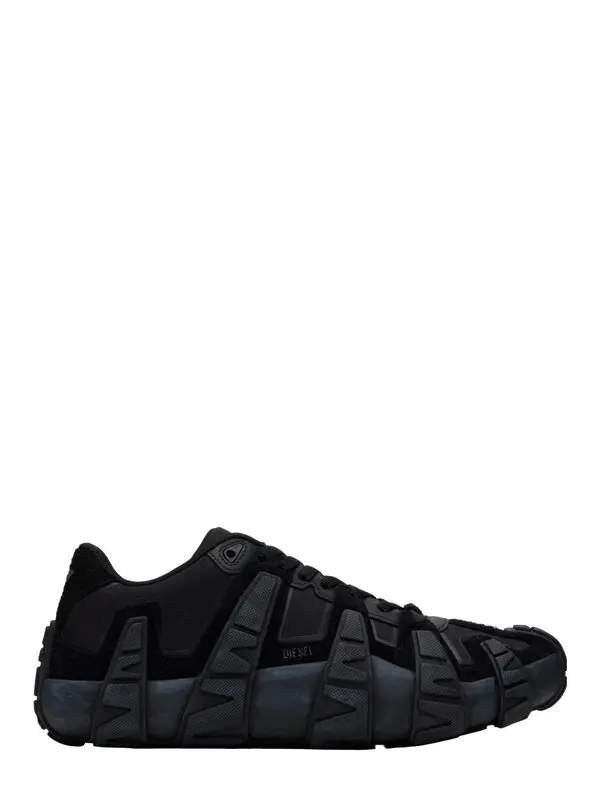 DIESEL® Griffe Lace-up Sneakers - Black Blue