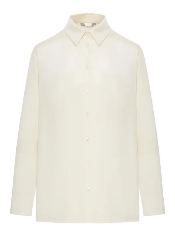 Max Mara Long-sleeved Shirt - Ivory
