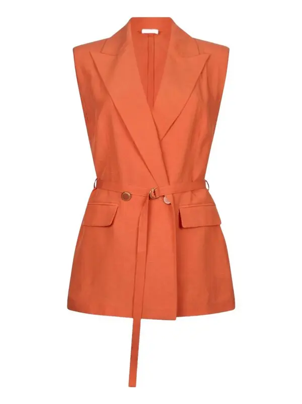 Liu Jo Double-breasted Waistcoat - Orange