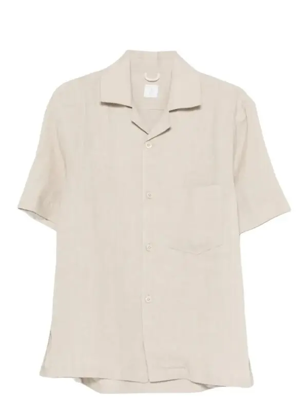 Eleventy Short-sleeve Pocket Shirt - White