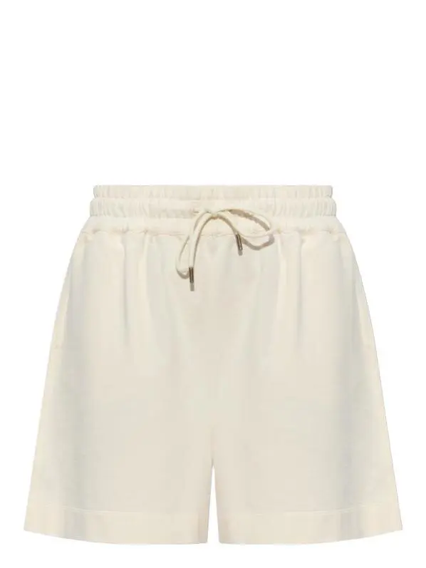 Moncler Logo Patch Drawstring Shorts - White