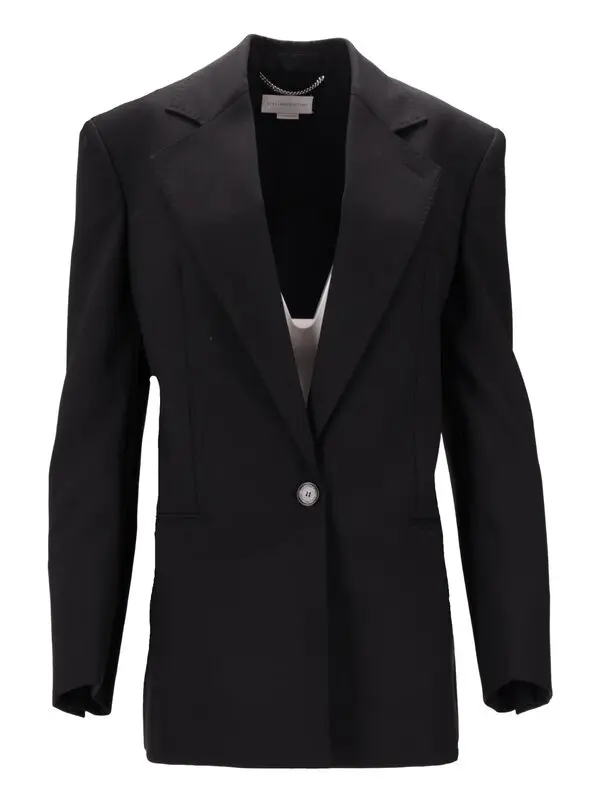 Stella McCartney Single-breasted Blazer - Black