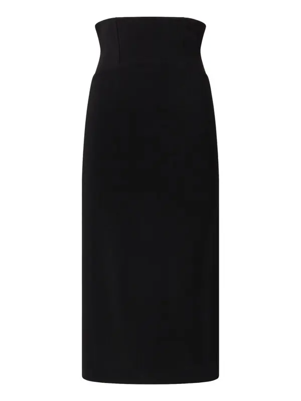 Pinko High-waist Midi Skirt - Black