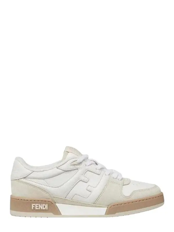 Fendi Match Low Top Sneakers - White