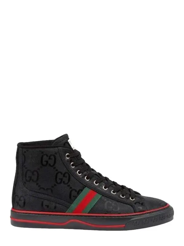 Gucci Off The Grid Gg Tennis 1977 High-top Sneakers - Black