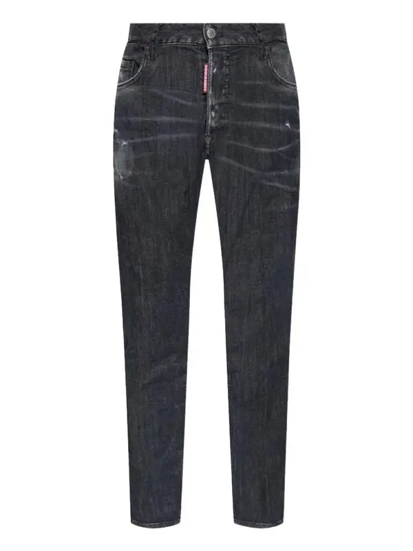 Dsquared2 Distressed Skinny Jeans - Black