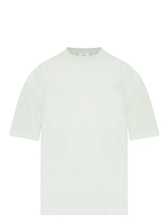 Off-White Crewneck Short-sleeved T-shirt - White
