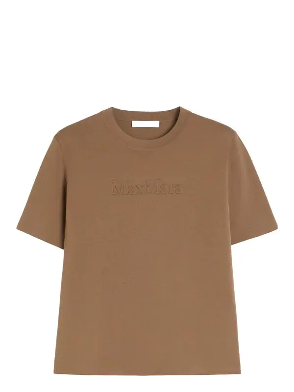 Max Mara Adelio Crewneck Short-sleeved T-shirt - Beige