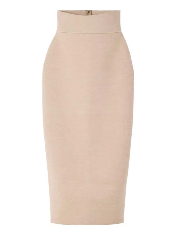 Jacquemus High-rise Knitted Skirt - Multi Beige
