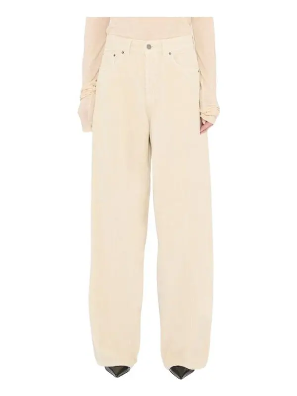 HAIKURE Belted Casual Pants - Beige