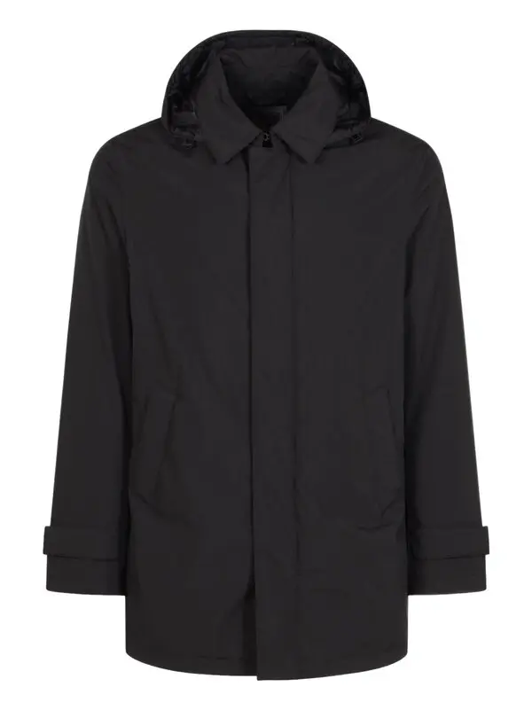 Herno Hooded Down Jacket - Black