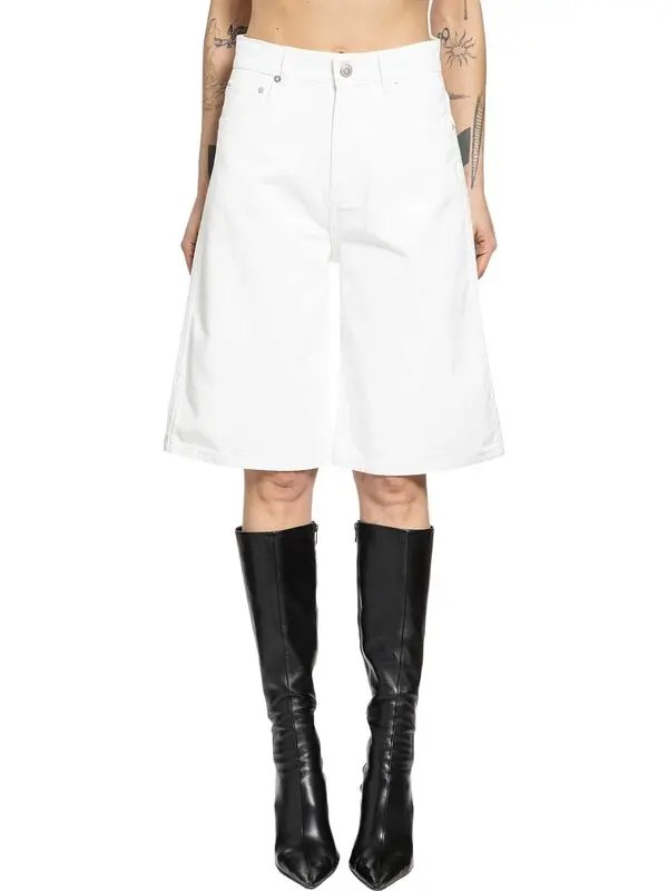Coperni Denim Bermuda Shorts - White