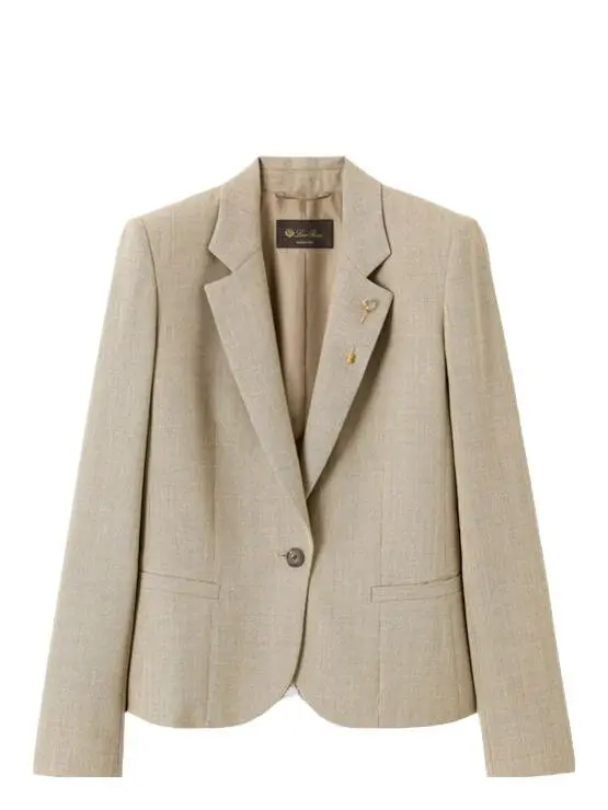 Loro Piana Lindy Blazer - Khaki