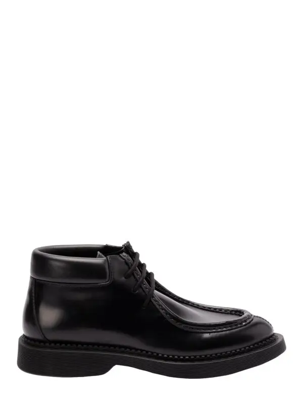 Saint Laurent Arno Lace-up Boots - Black