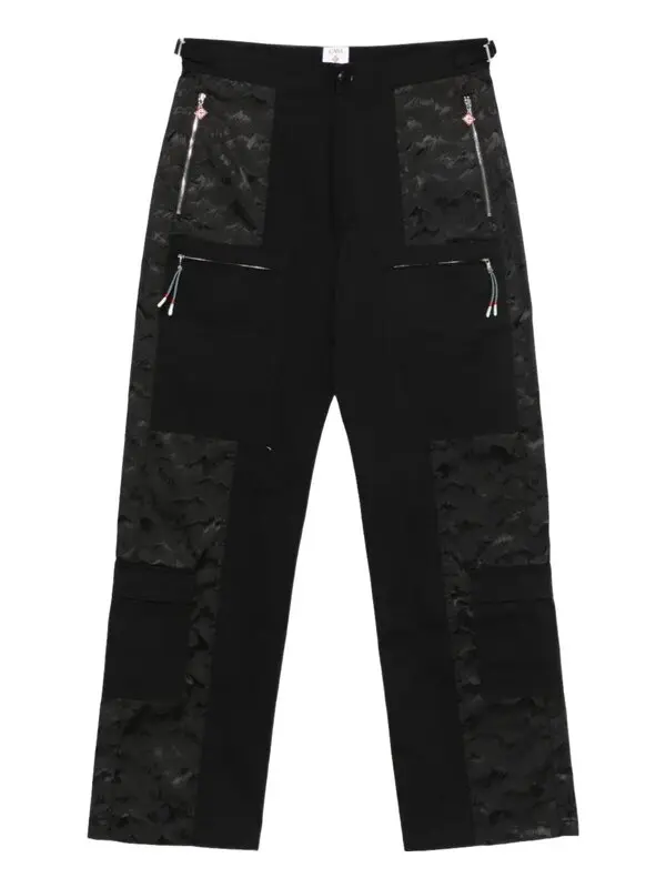 Casablanca Zipper Pocket Slacks - Black