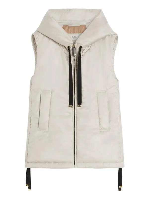 Max Mara Greenaway Hooded Gilet - Beige
