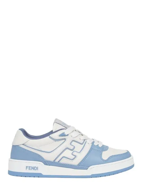 Fendi Match Low-top Sneakers - Light Blue