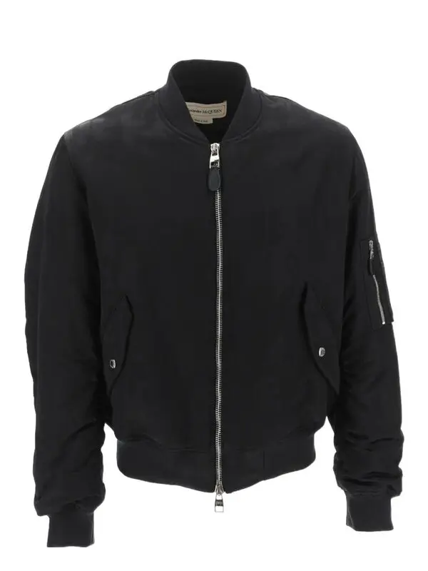Alexander McQueen Bomber Jacket - Black