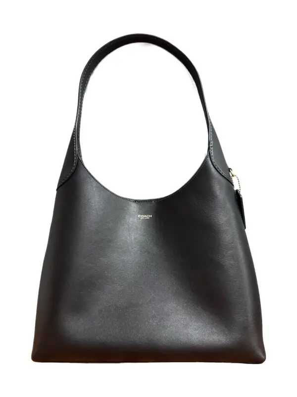COACH Leather Shoulder Bag - Black