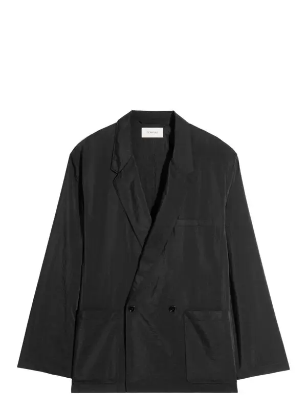 LEMAIRE Soft Double-breasted Blazer - Black
