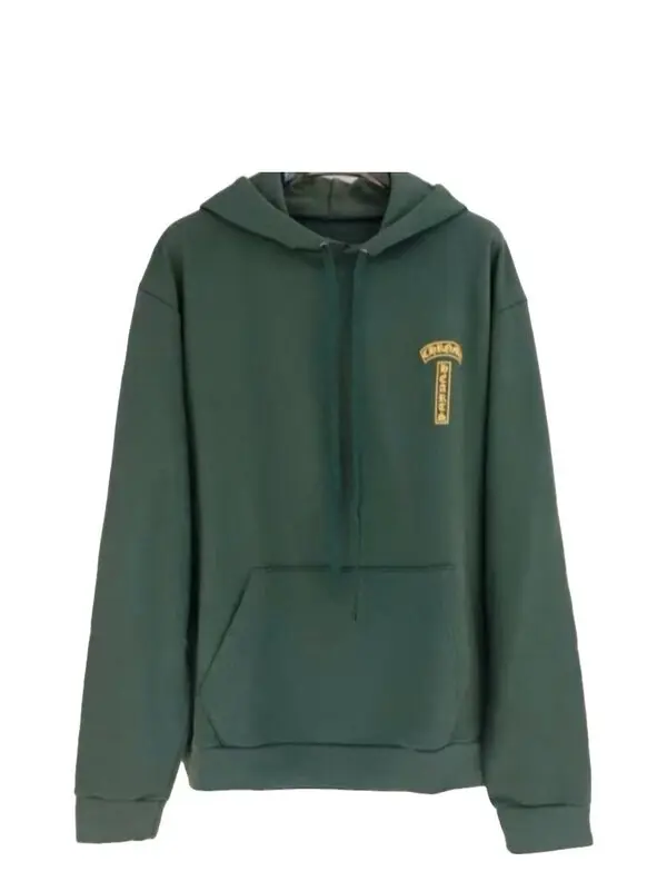 Chrome Hearts Lettered Hooded Sweatshirt - Green