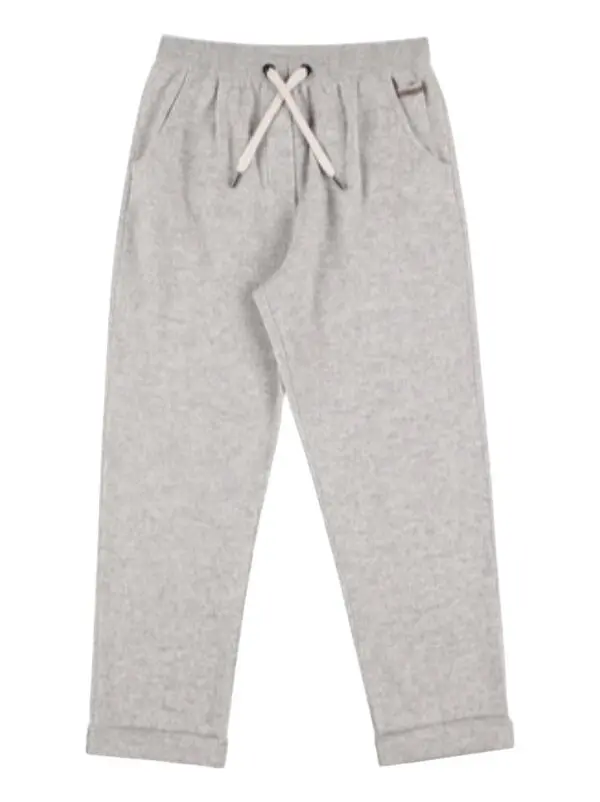 Brunello Cucinelli Lace-up Track Pants - White
