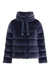 Herno Chenille Effect Padded Jacket - Black