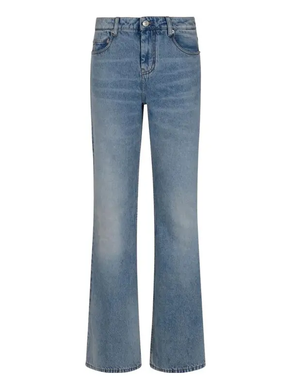 AMI Paris Logo Patch Jeans - Blue
