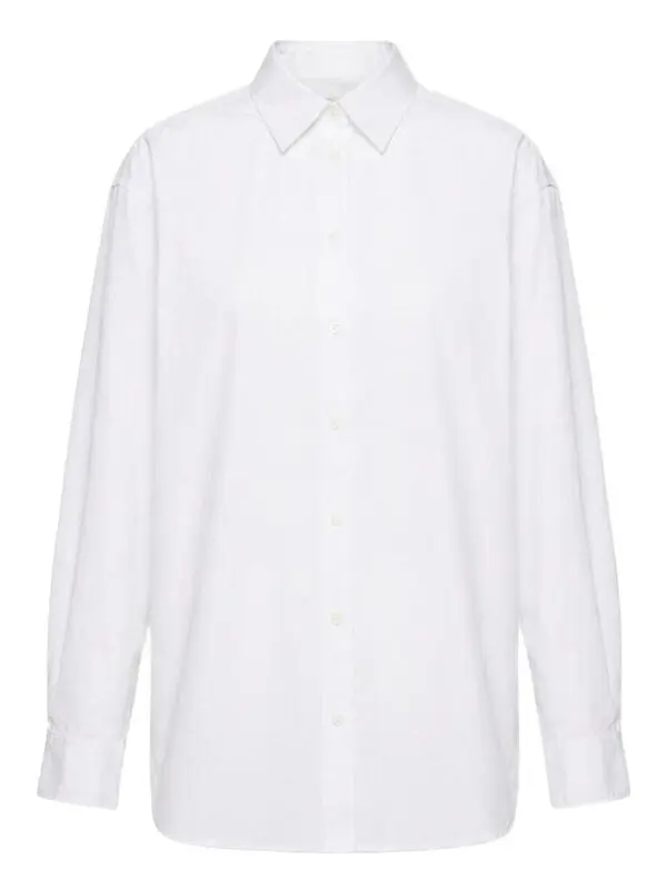 TOTEME Button-up Long-sleeved Shirt - White